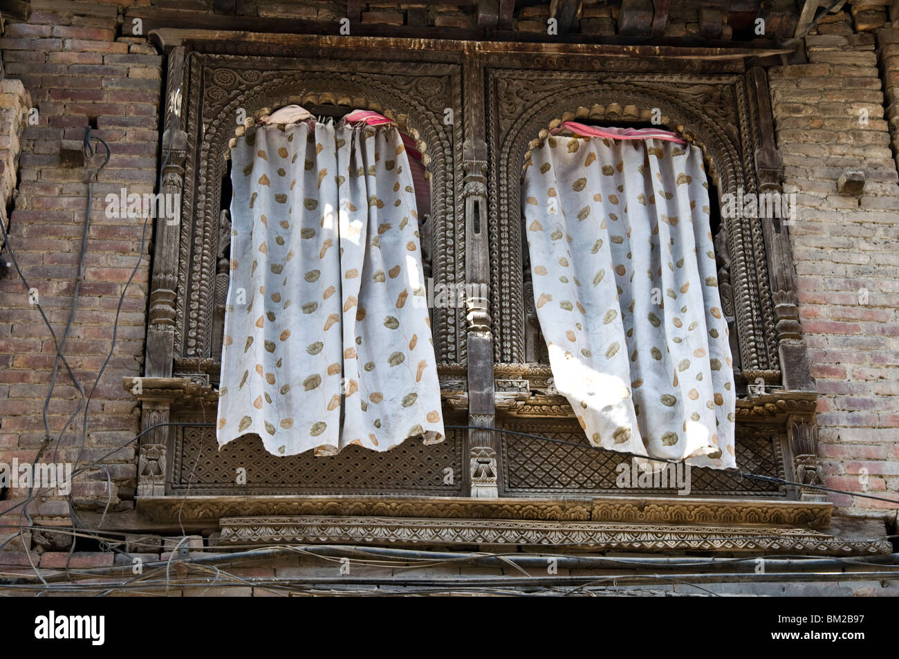Kathmandu nepal architecture wood hi-res stock photography and images ...