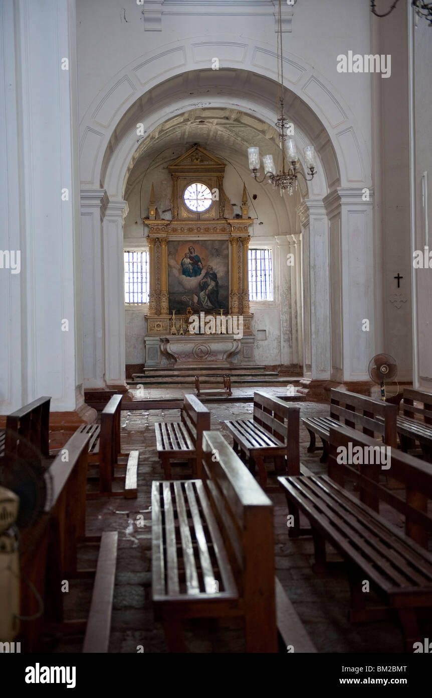 The Interior of Se Cathedral in Old Goa, India Stock Photo - Alamy