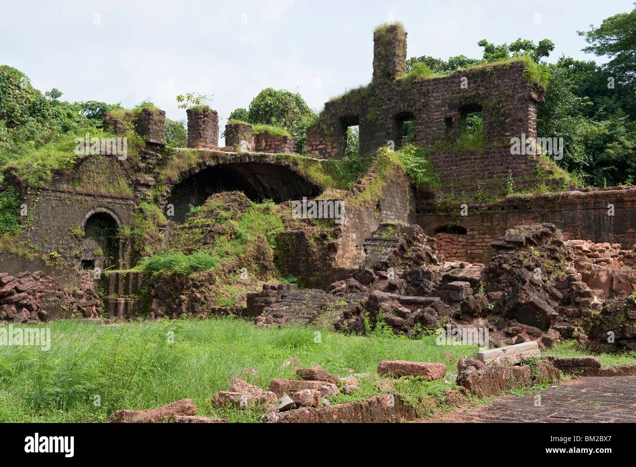 The Ruins of the Church of St. Augustine in Old Goa, India Stock Photo ...