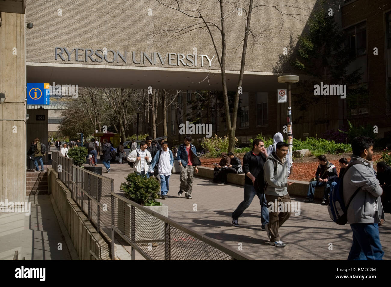 Toronto Ryerson University school campus in Toronto, Ontario, Canada ...