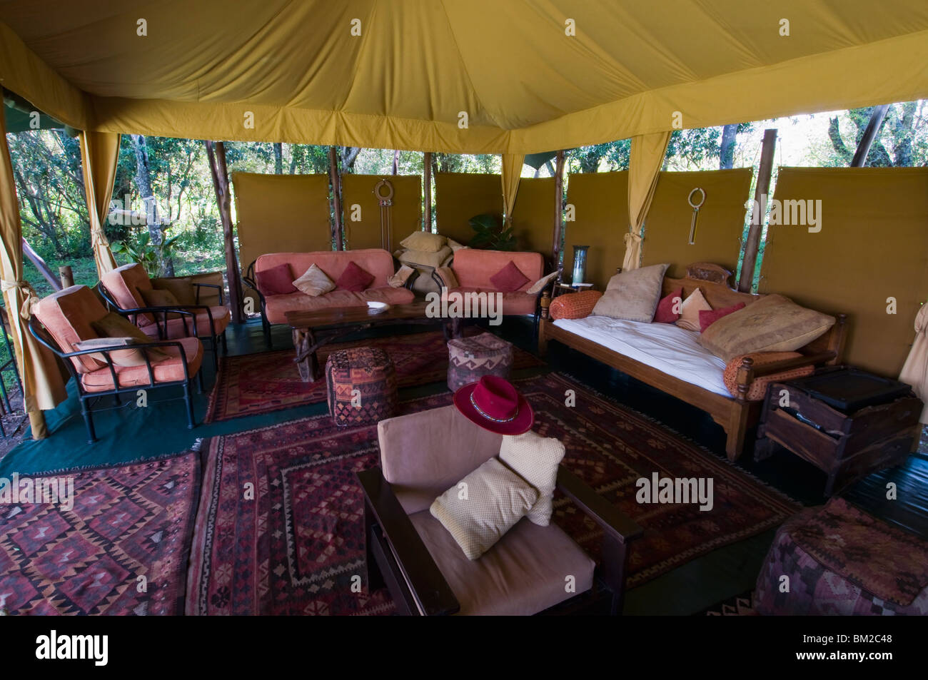 Elephant Pepper Camp, Masai Mara National Reserve, Kenya, East Africa ...