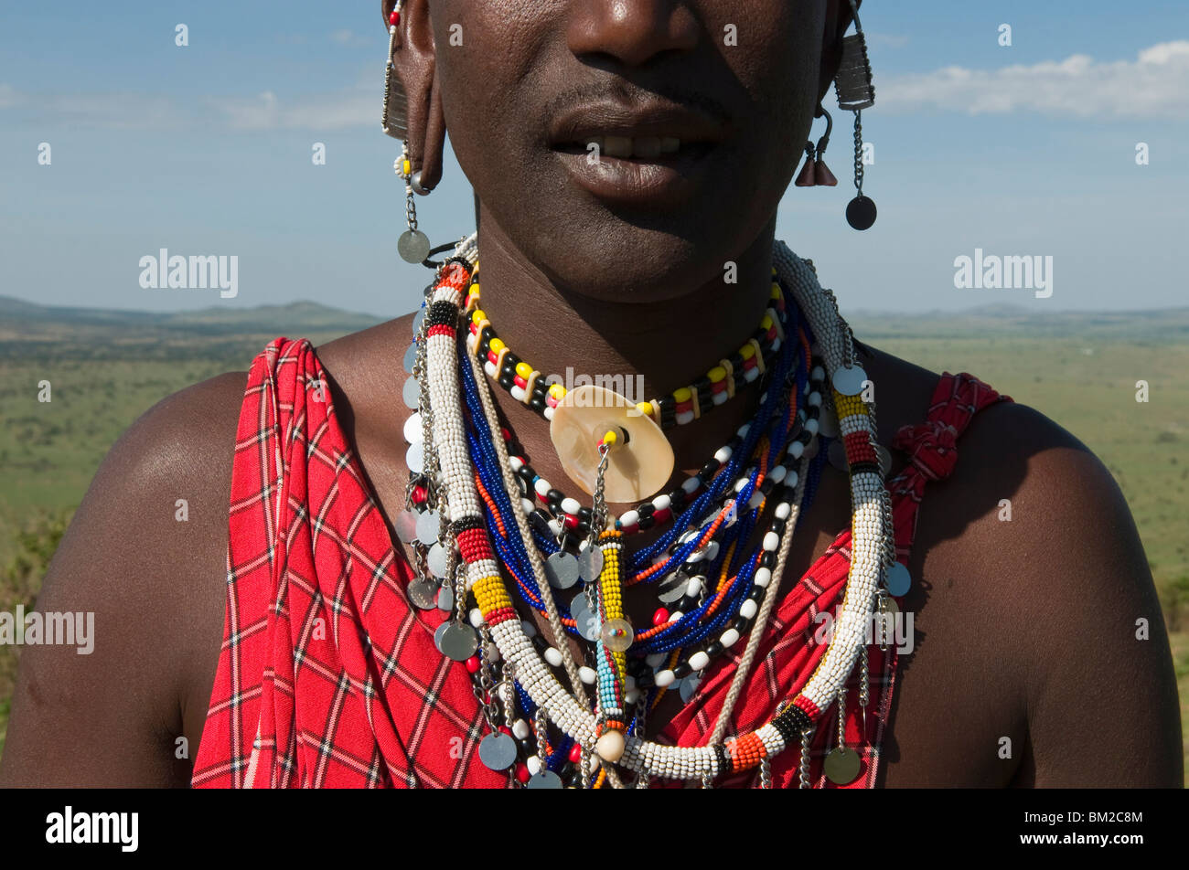 Masai man, Masai Mara, Kenya, East Africa Stock Photo - Alamy