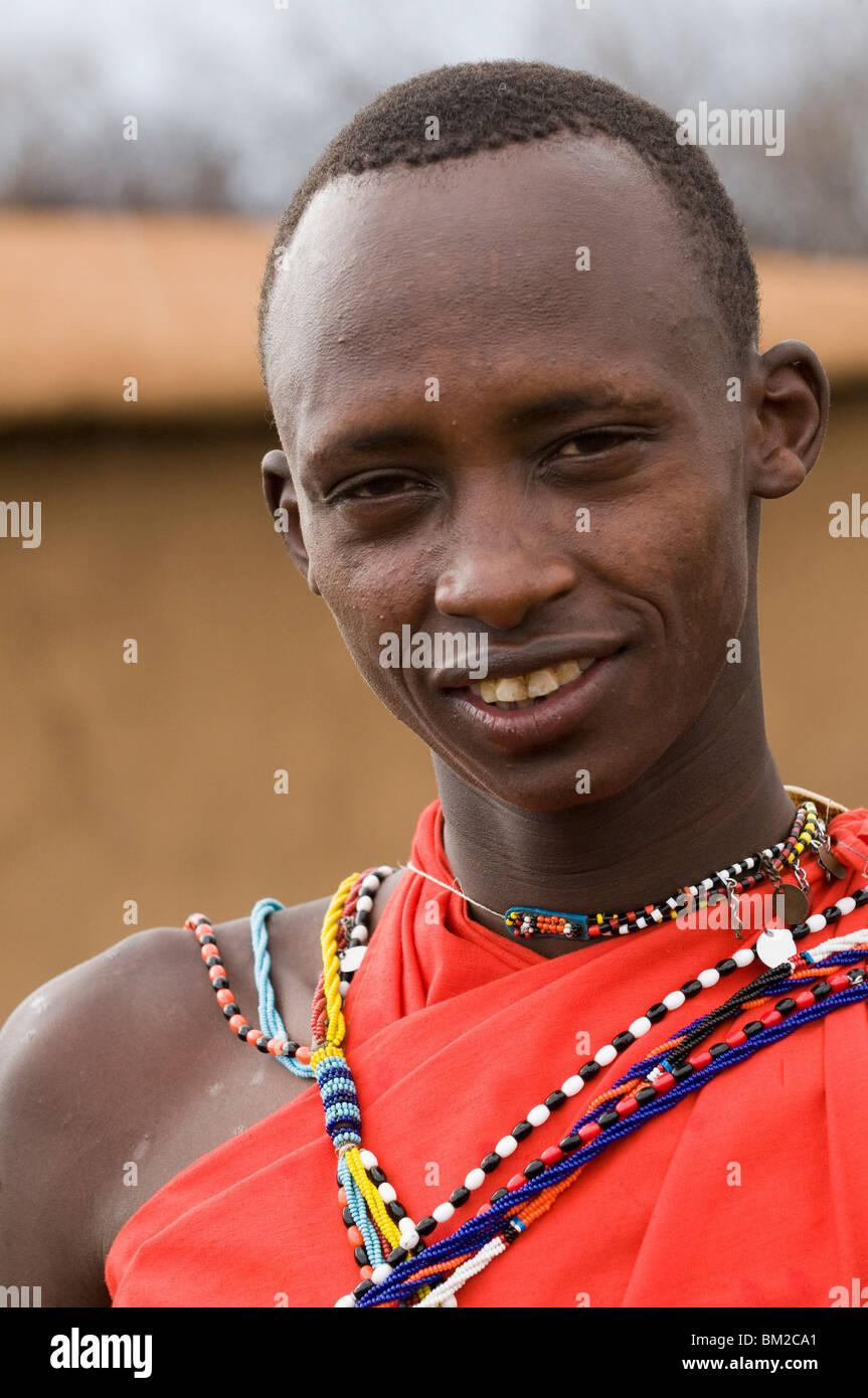 Young masai man hi-res stock photography and images - Alamy
