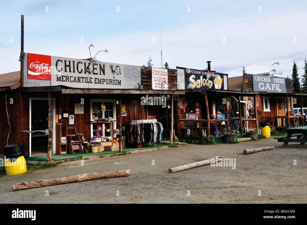 Downtown Chicken, Alaska, USA Stock Photo - Alamy