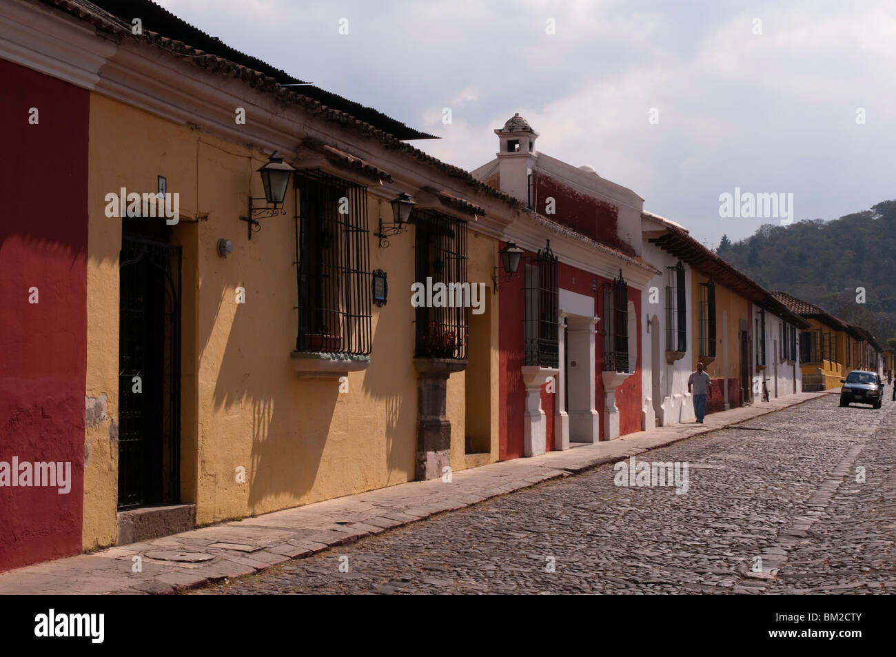 Colonial buildings, Antigua, Guatemala Stock Photo - Alamy