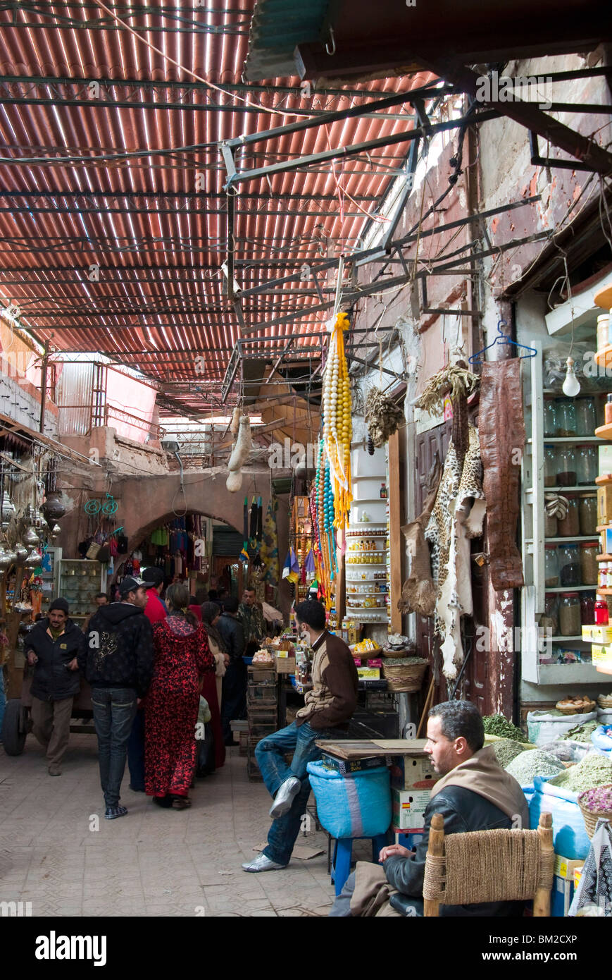 The Souk, Medina, Marrakech (Marrakesh), Morocco Stock Photo - Alamy