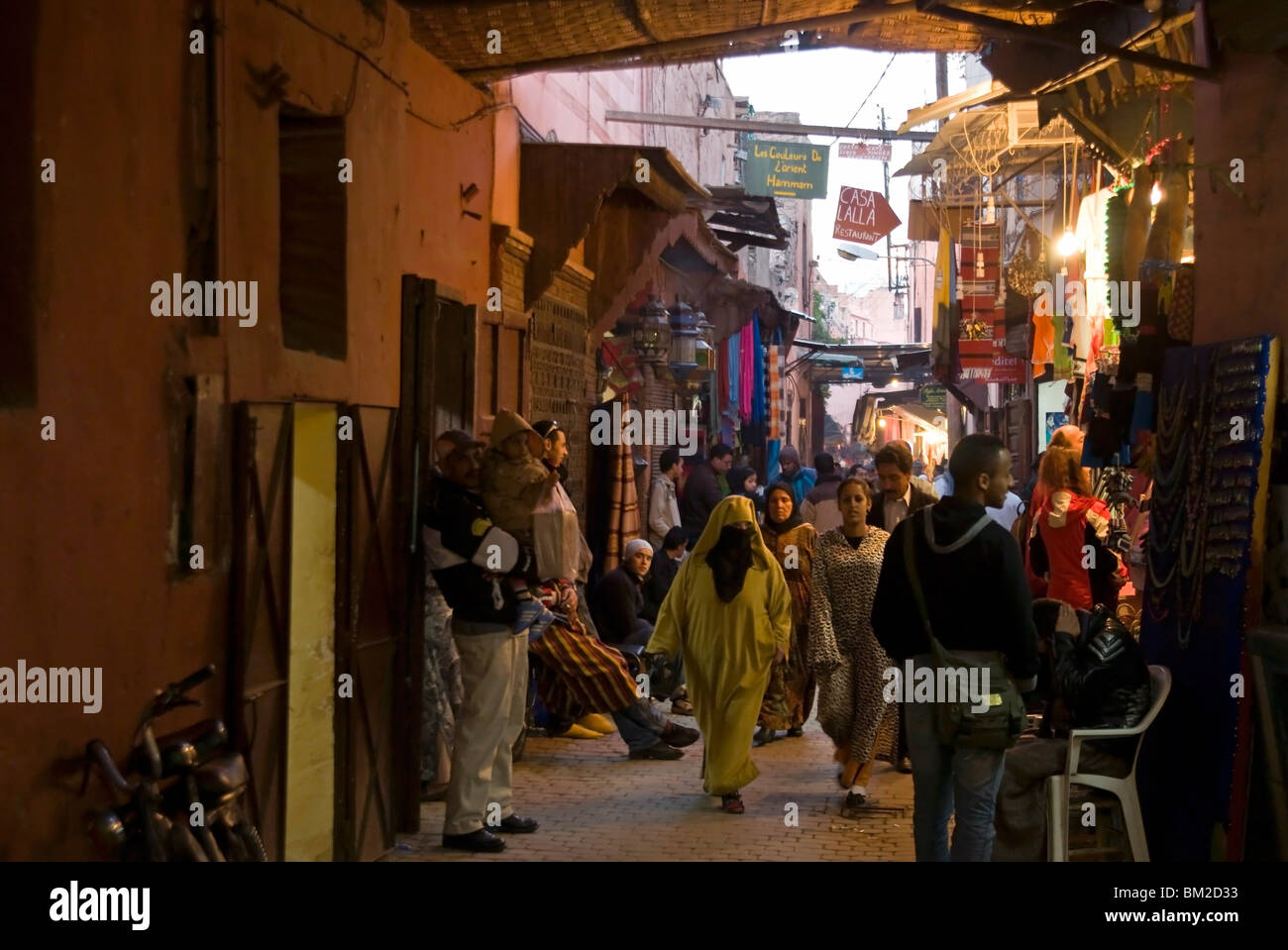 The Mellah (Jewish quarter), Marrakech (Marrakesh), Morocco Stock Photo ...