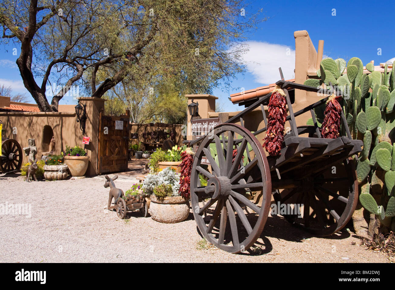Wagon, Tubac, Greater Tucson Region, Arizona, USA Stock Photo - Alamy