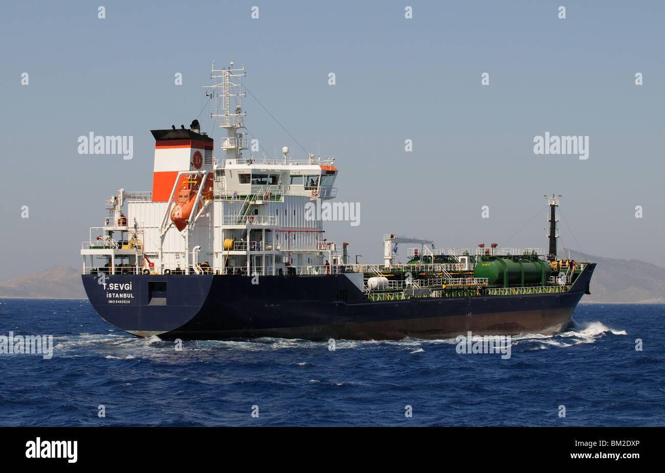T Sevgi an Istanbul registered chemical oil product tanker ship ...