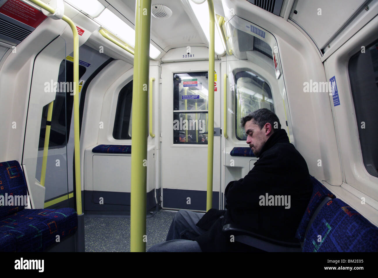 Commuter sitting train britain hi-res stock photography and images - Alamy