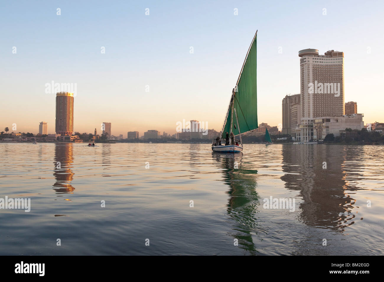 A felucca on the River Nile, Cairo, Egypt Stock Photo - Alamy