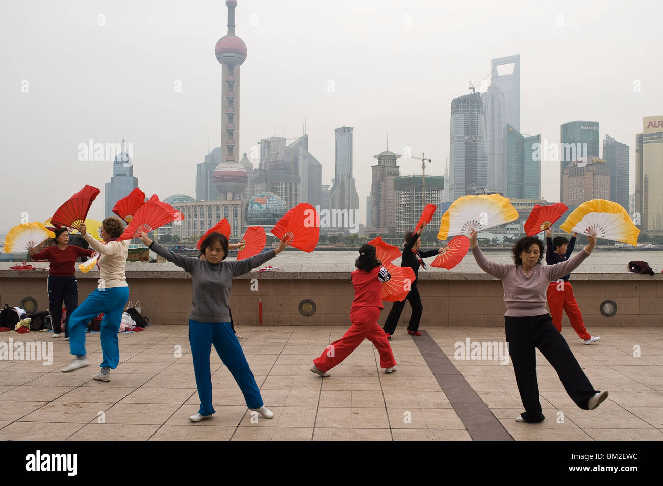 Morning Tai chi, Shanghai, China Stock Photo - Alamy