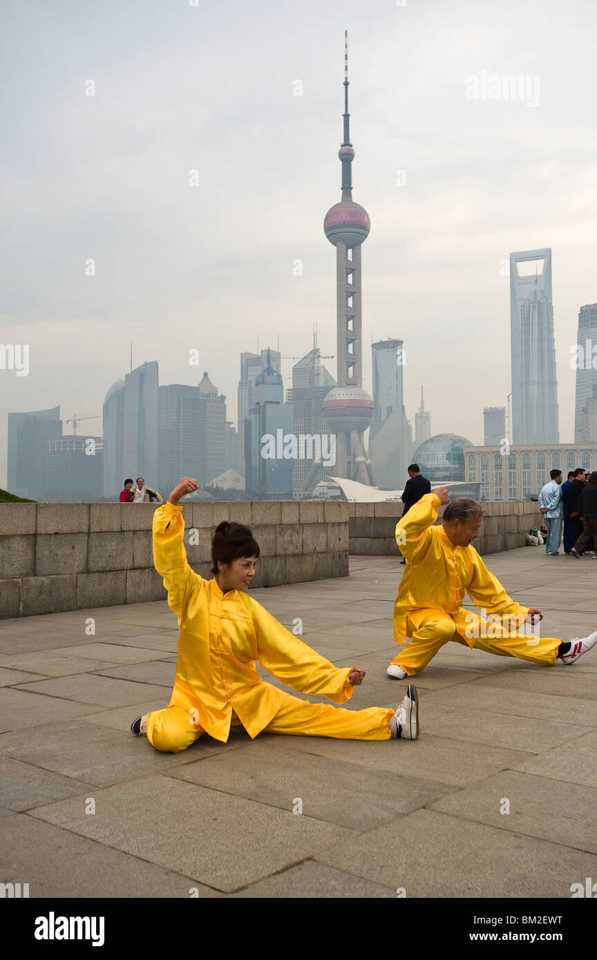 Morning Tai chi, Shanghai, China Stock Photo - Alamy