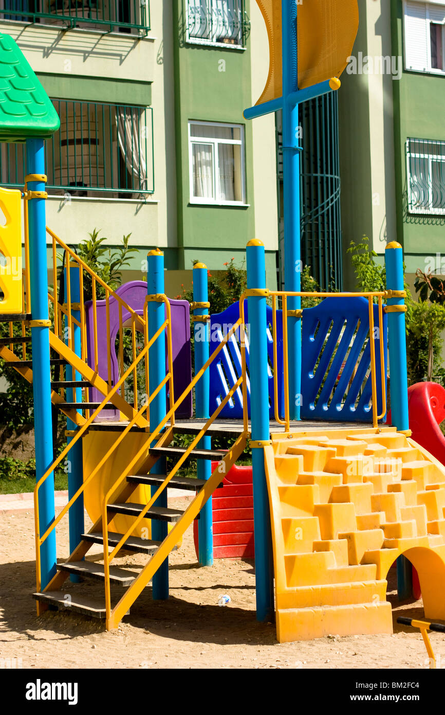 Empty playground in Alanya, Turkey Stock Photo - Alamy