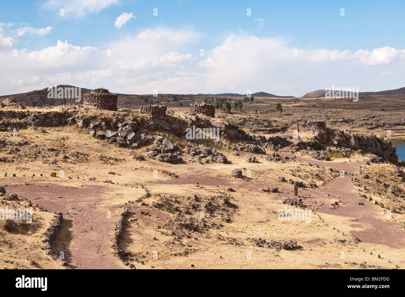 Chullpas de Sillustani, Puno, Peru, South America Stock Photo - Alamy