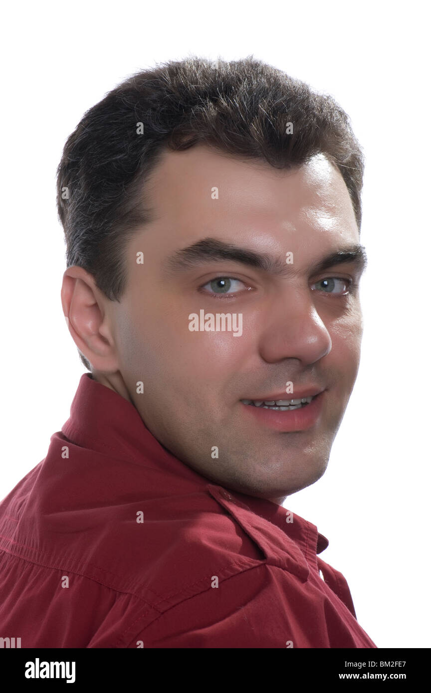 people on white - men isolated on white Stock Photo - Alamy