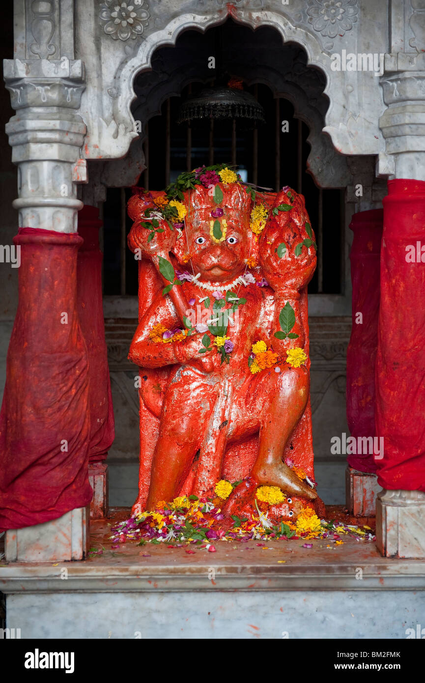 A Hindi Deity in Babulnath Shiva Temple, Built in 1780, Mumbai , India ...
