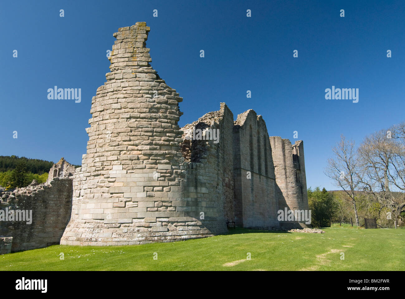 Kildrummy Castle, Upper Don Valley, Scotland, UK Stock Photo - Alamy