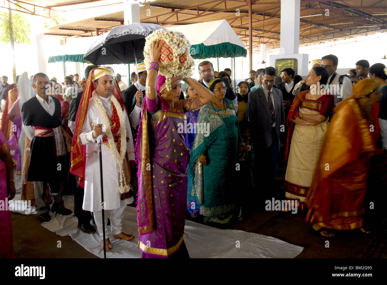Traditional wedding, Coorg, Karnataka, India Stock Photo - Alamy