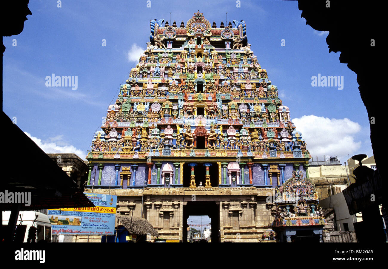 Srirangam Temple Trichy Tamil Nadu High Resolution Stock Photography ...