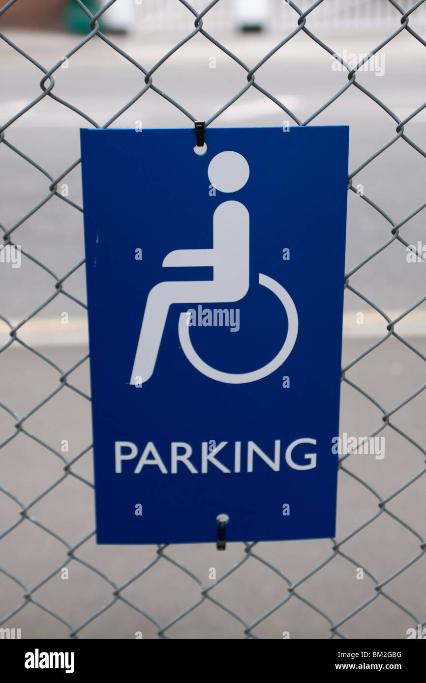 Disabled Parking Sign Stock Photo - Alamy