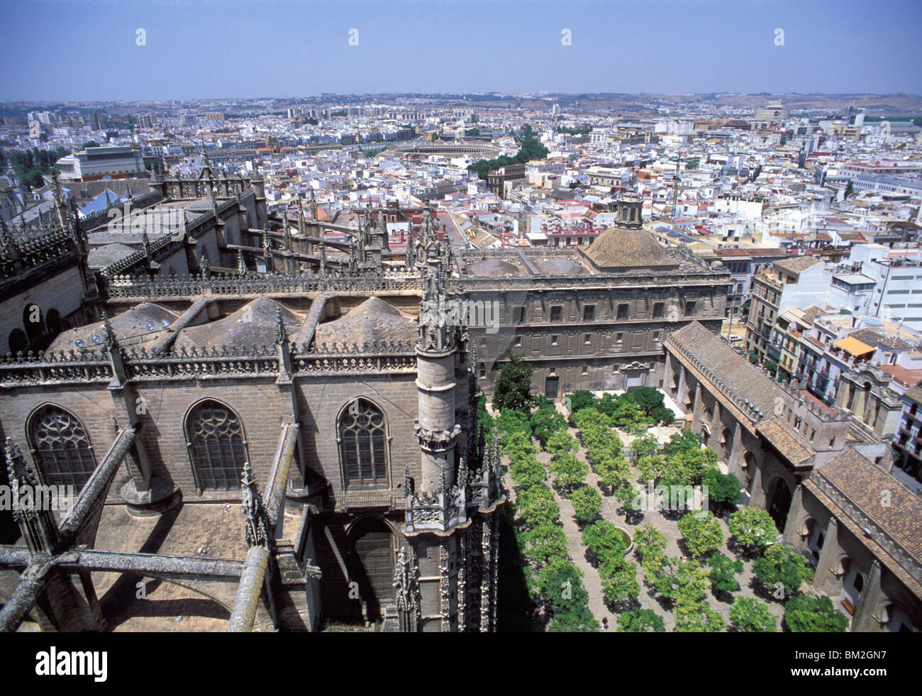 Elevated view over city hi-res stock photography and images - Alamy