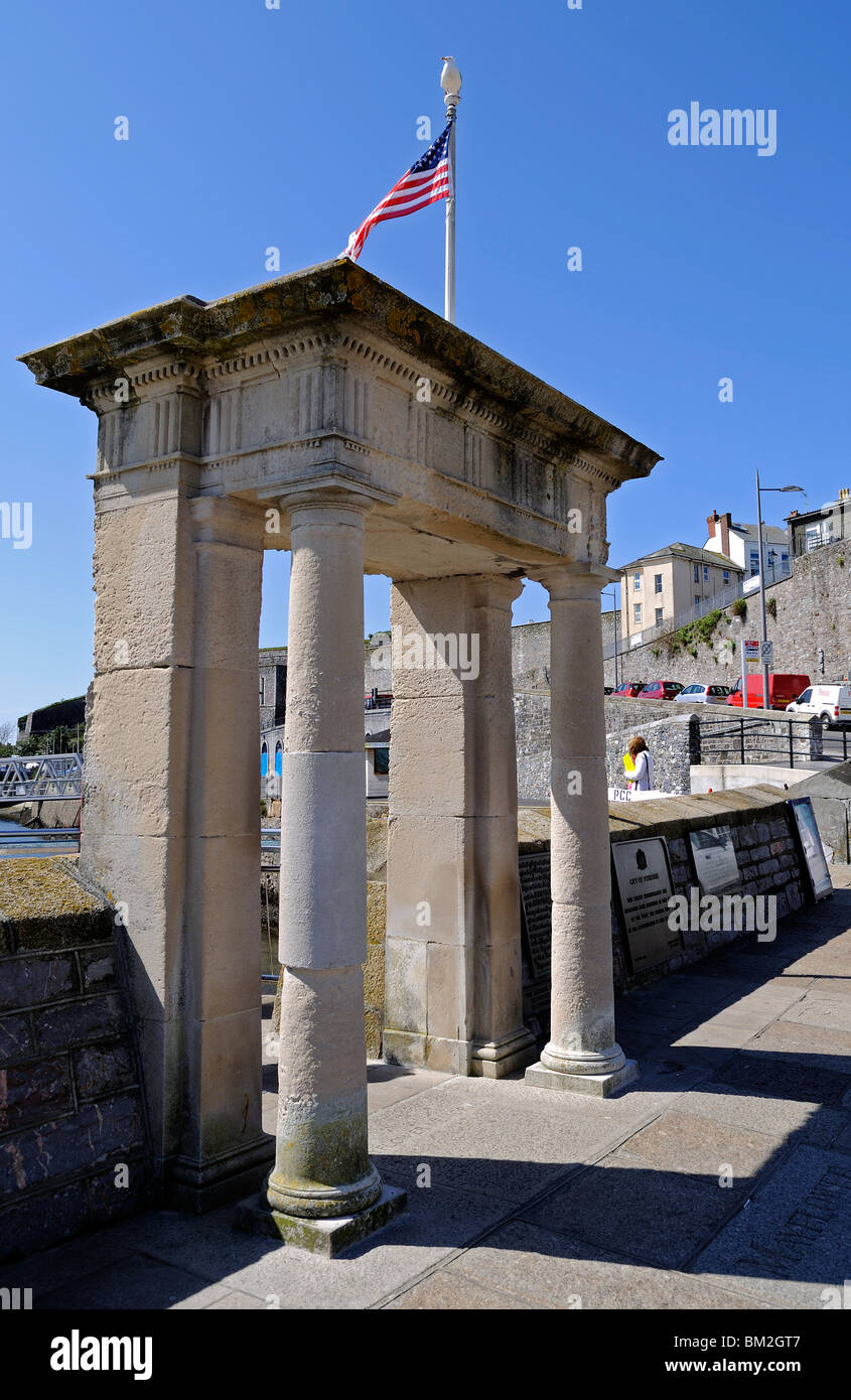 Mayflower steps plymouth hi-res stock photography and images - Alamy