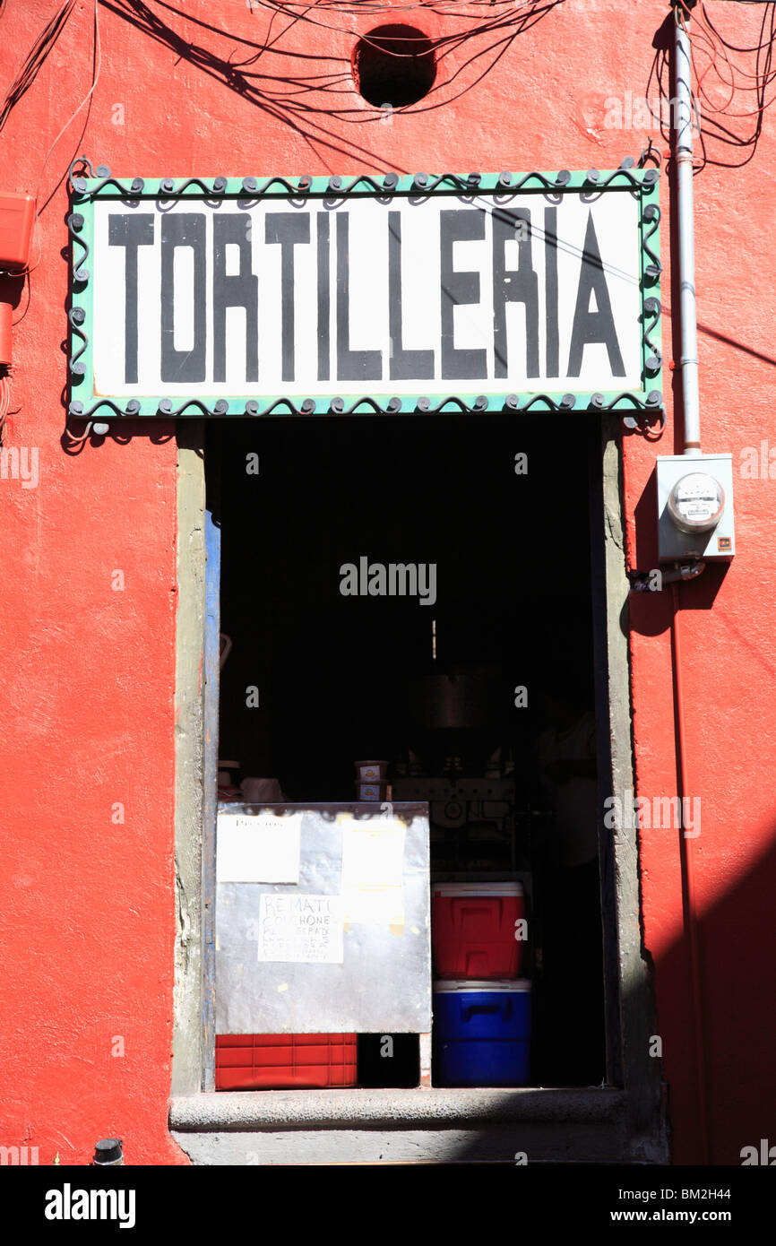 Tortilleria (tortilla shop), Guanajuato, Guanajuato State, Mexico Stock ...