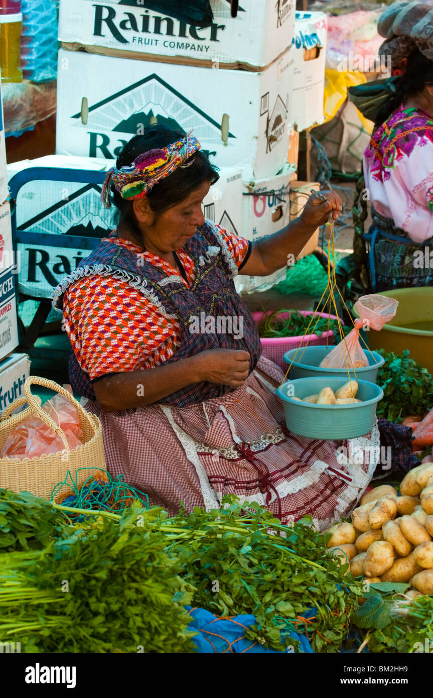 Market, Salcaja, Guatemala Stock Photo - Alamy