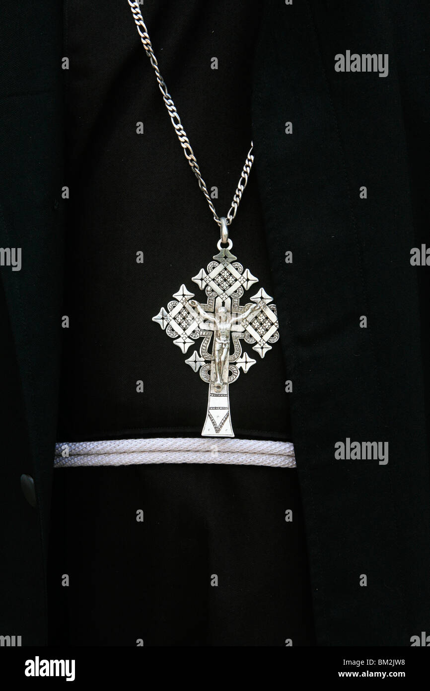 Ethiopian monk's cross, Paris, France Stock Photo - Alamy