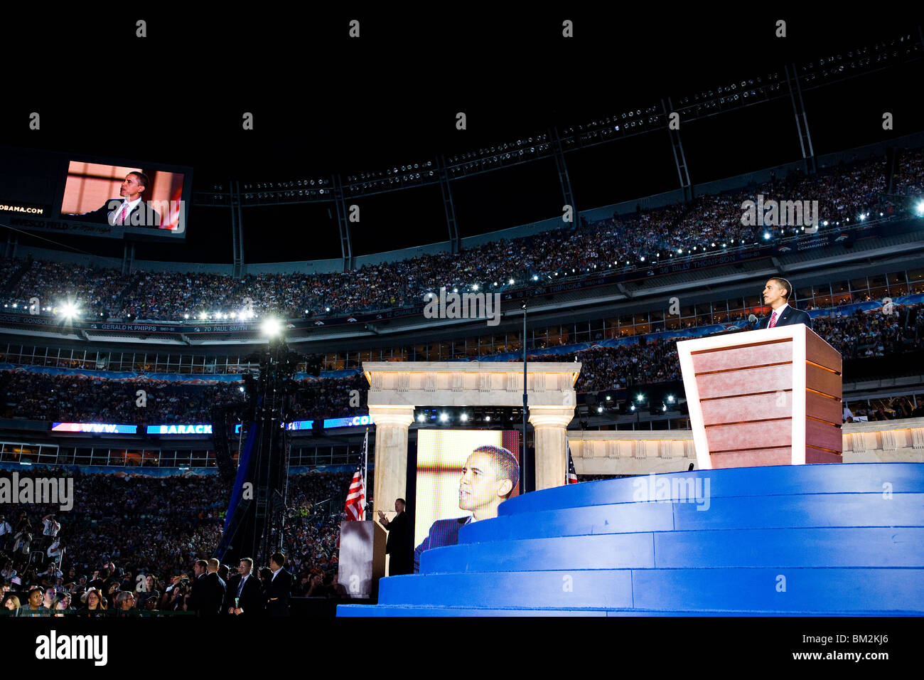 Barack obama acceptance speech hi-res stock photography and images - Alamy