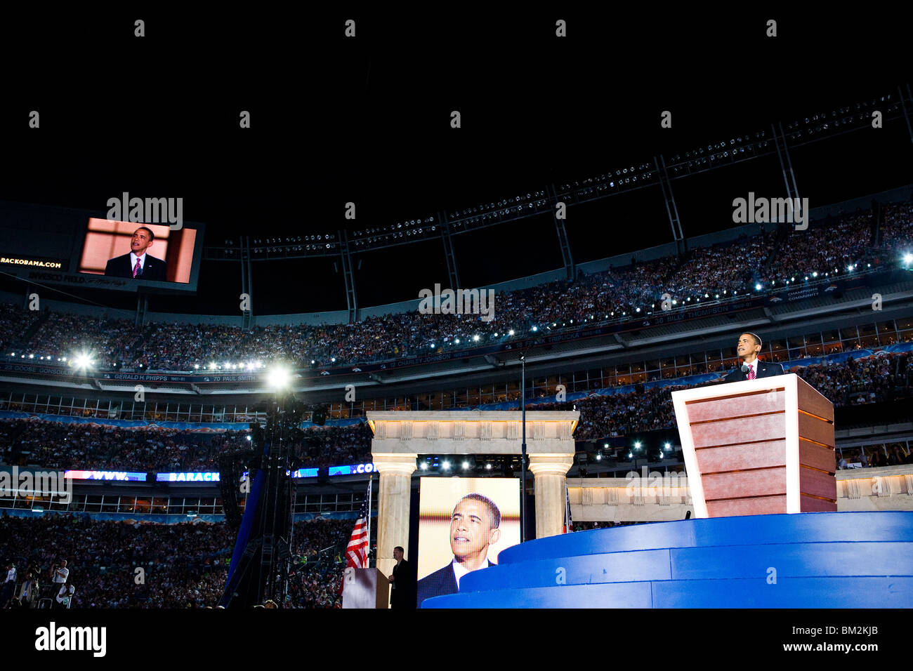 Barack obama acceptance speech hi-res stock photography and images - Alamy