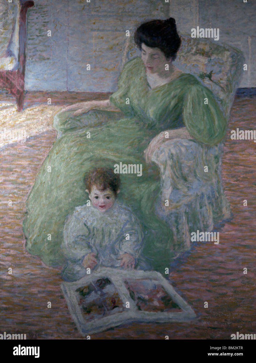 Mother and Child by Theodore Earl Butler, oil on canvas, (1876-1937 ...