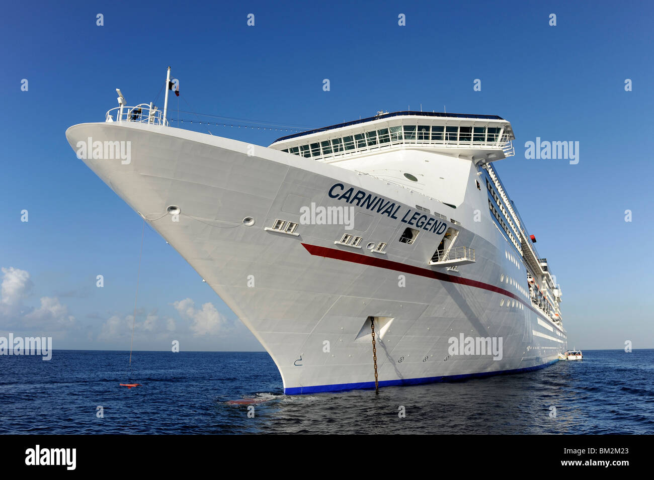 Caribbean Cruise Ship docking at the Cayman Islands in the caribbean ...
