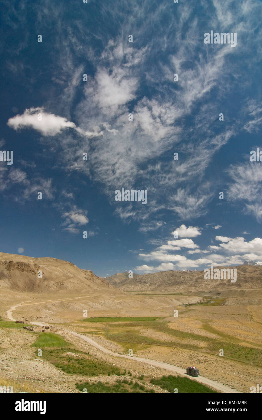 Open wide plains, Shokh Dara, Tajikistan Stock Photo - Alamy