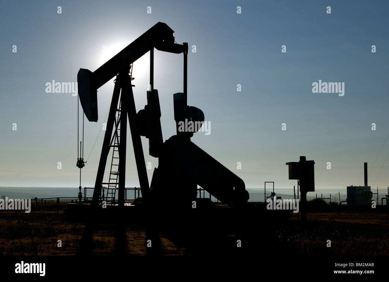 Oil well in the Texas Panhandle Stock Photo - Alamy