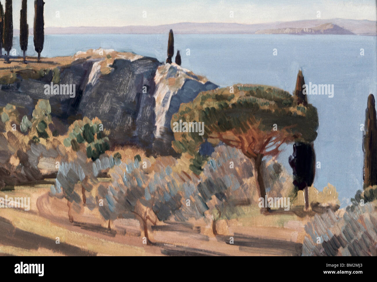 Italian Coastal View by Harold Speed, (1872-1957), USA, Pennsylvania ...