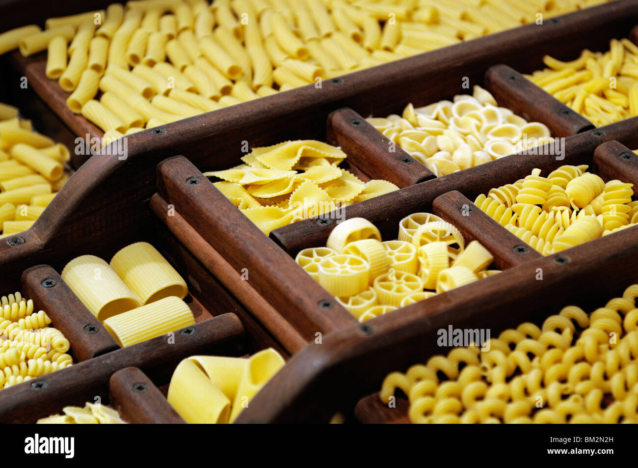 Various shapes of dried pasta Stock Photo - Alamy