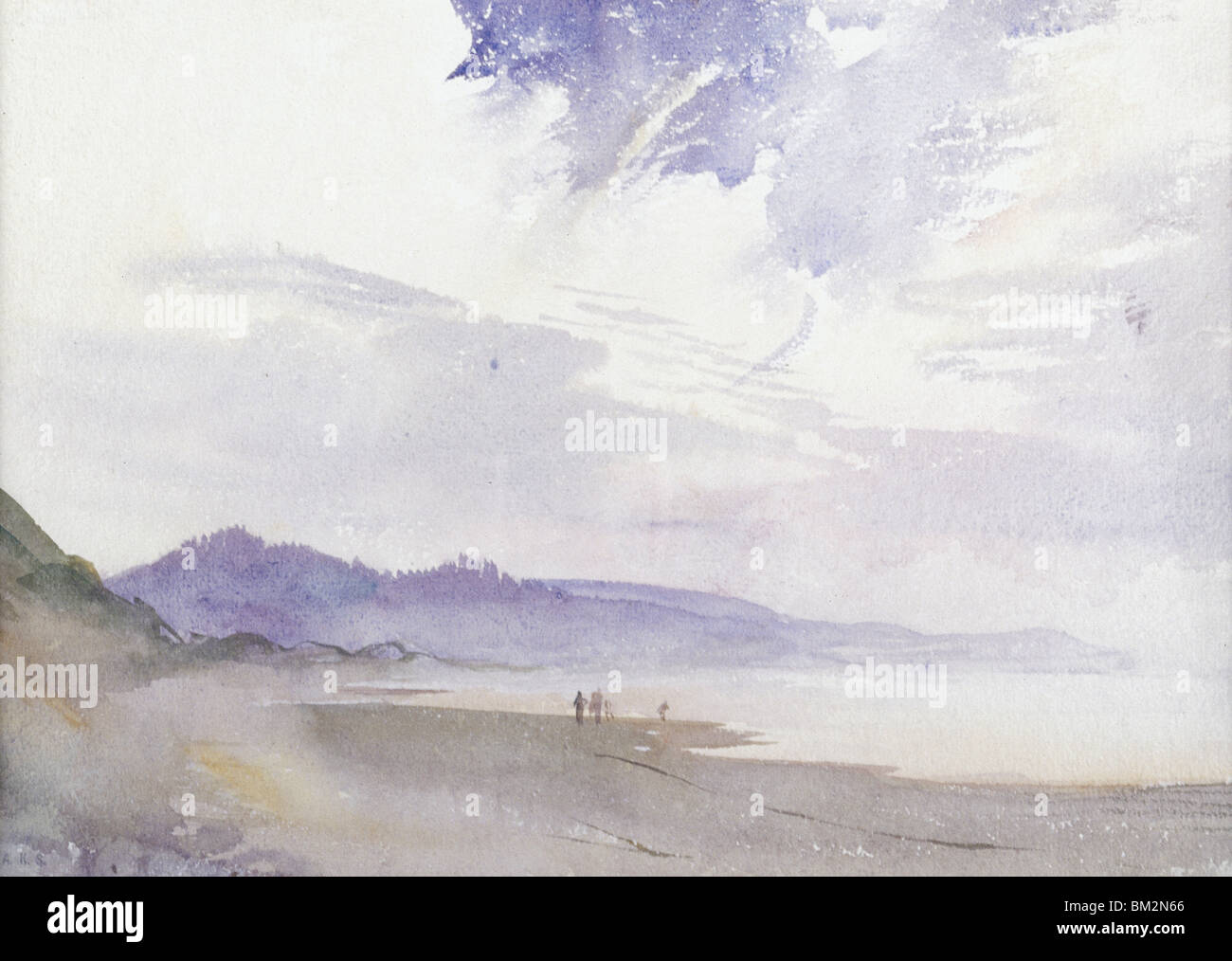 Cloudy Day by Alice Kent Stoddard, watercolor, 1935, 1884-1976, USA ...