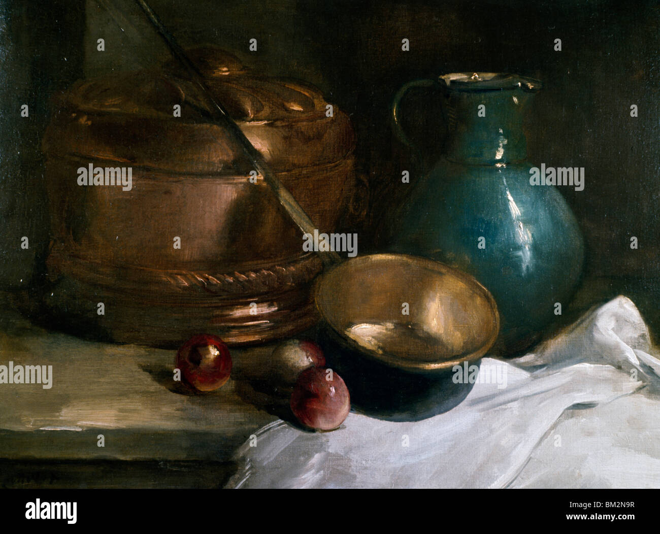 Tabletop Still Life by Antoine Vollon, oil on canvas, (1833-1900), USA ...