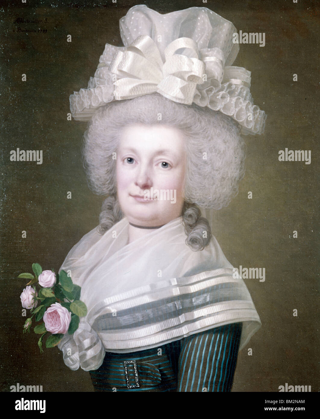 Pink Roses by Adolf Ulrik Wertmuller, 1789, (1751-1811), USA ...