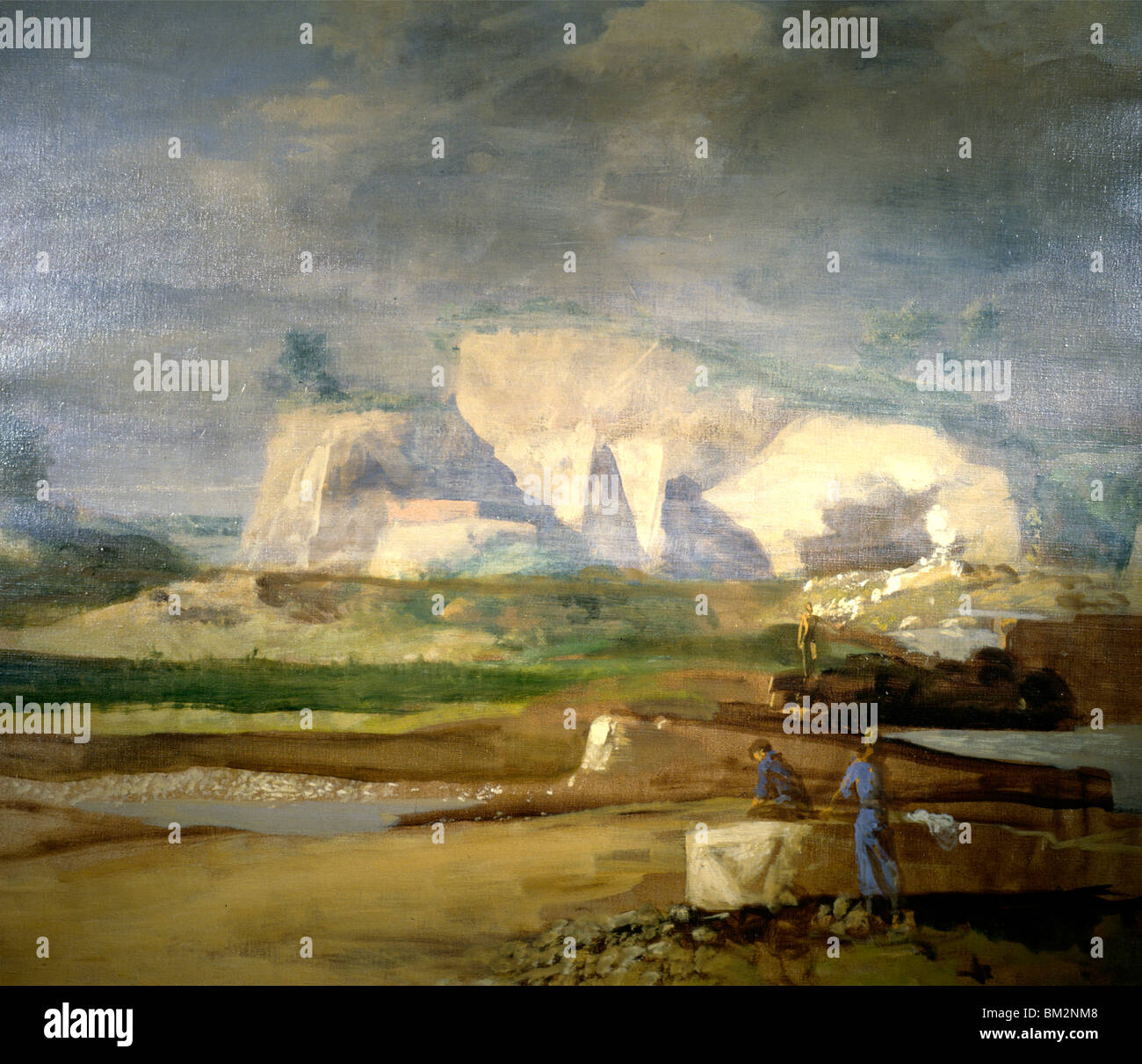 The Quarry by Walter Stuempfig, oil painting, 1914-1970, USA ...