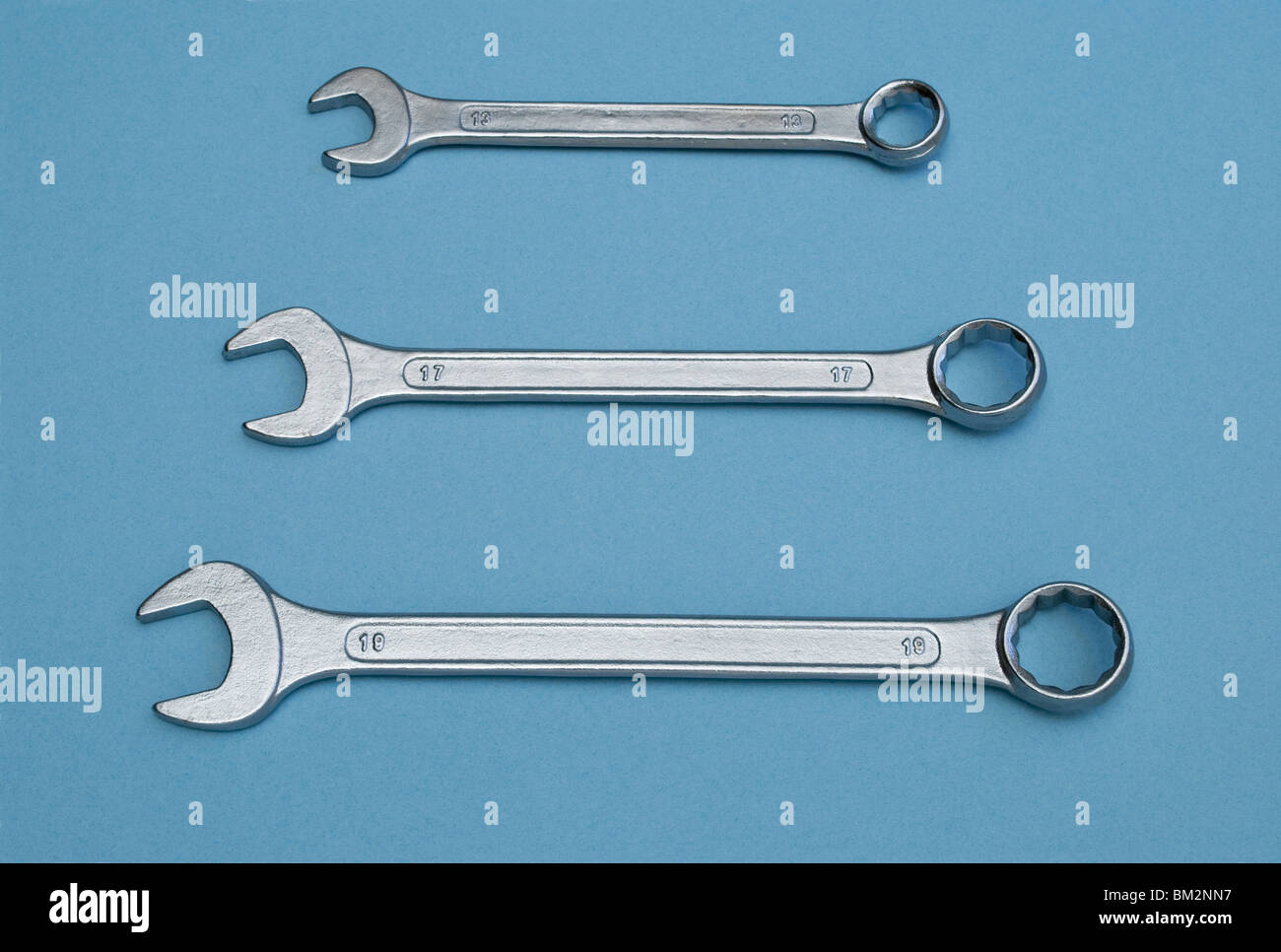 different size spanners Stock Photo - Alamy
