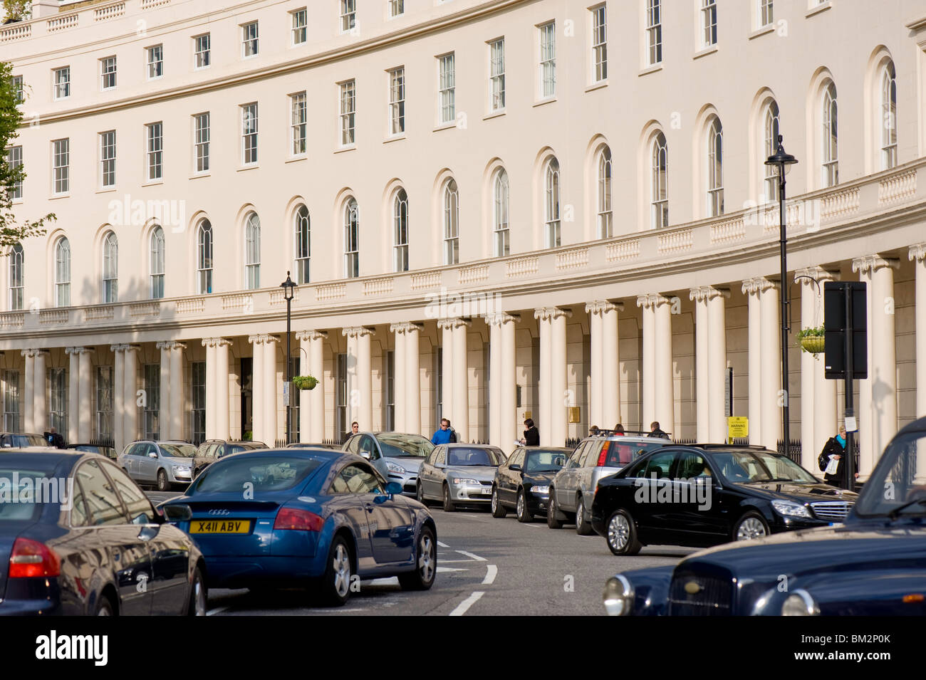 Architecture on Park Crescent, W1, London, United Kingdom Stock Photo ...