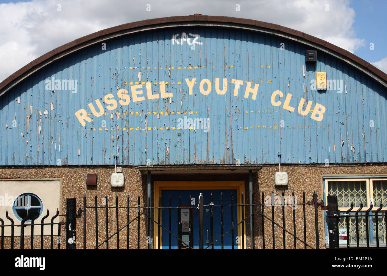 A youth club in the Sneinton area of Nottingham, England, U.K Stock ...