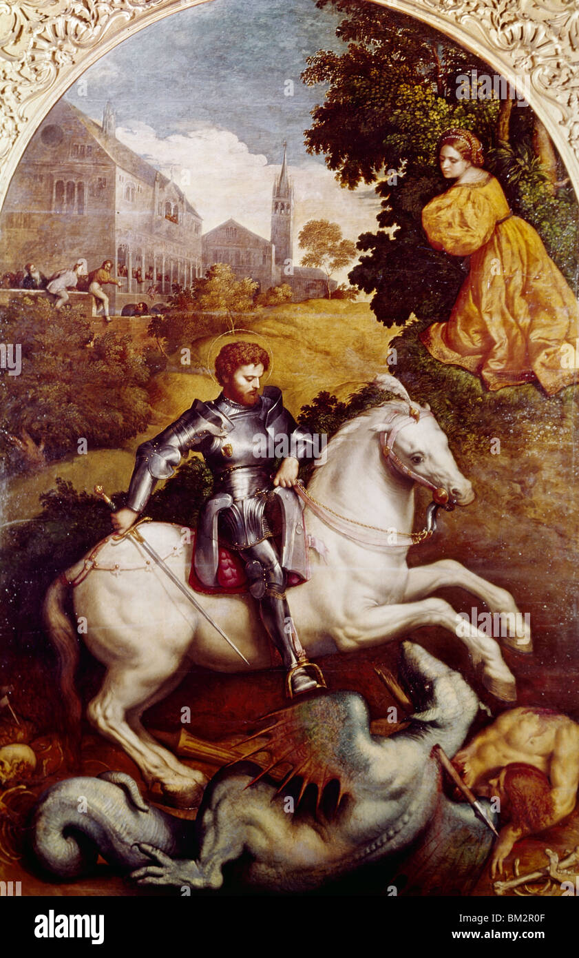 Saint george and the dragon hi-res stock photography and images - Alamy