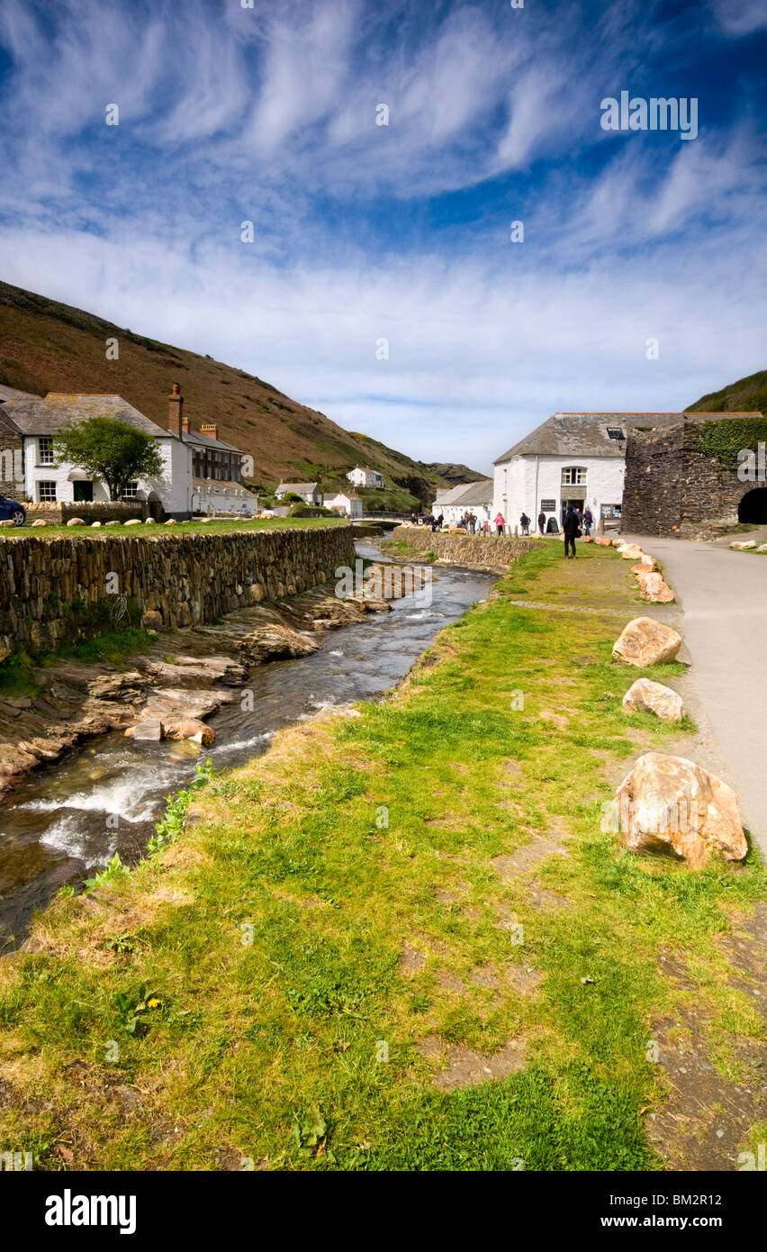 The village of Boscastle in north Cornwall, England, UK Stock Photo - Alamy