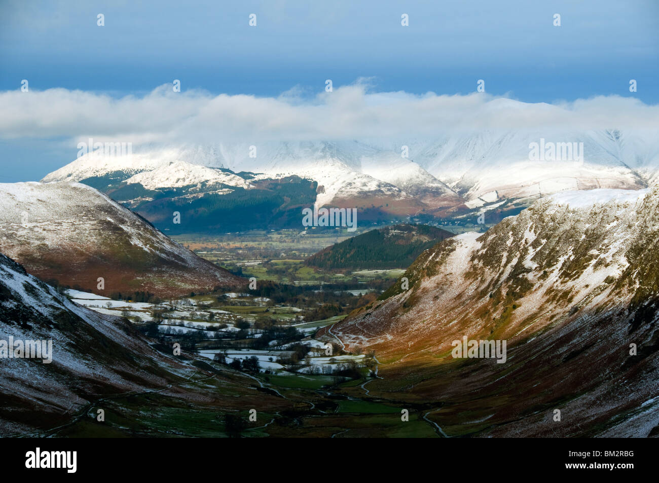 Newlands valley lake district national park hi-res stock photography ...
