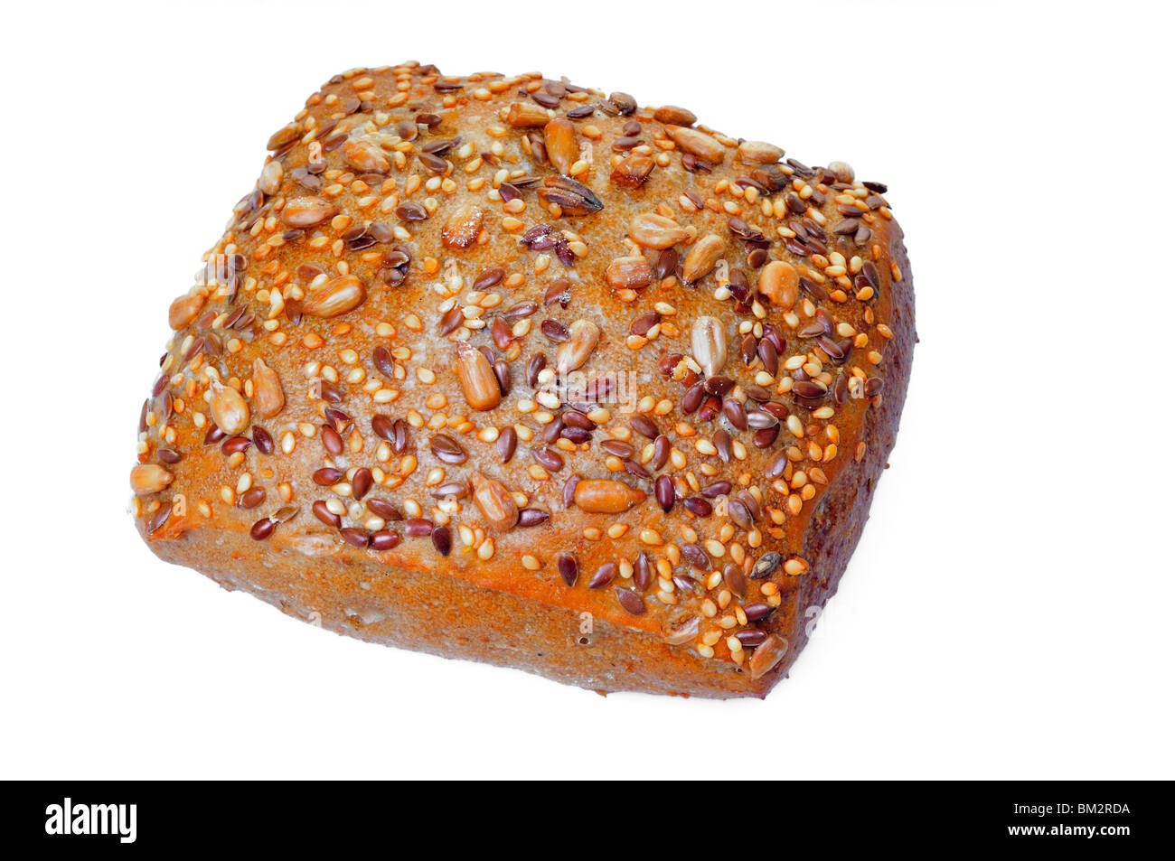 One seed roll isolated on white Stock Photo - Alamy