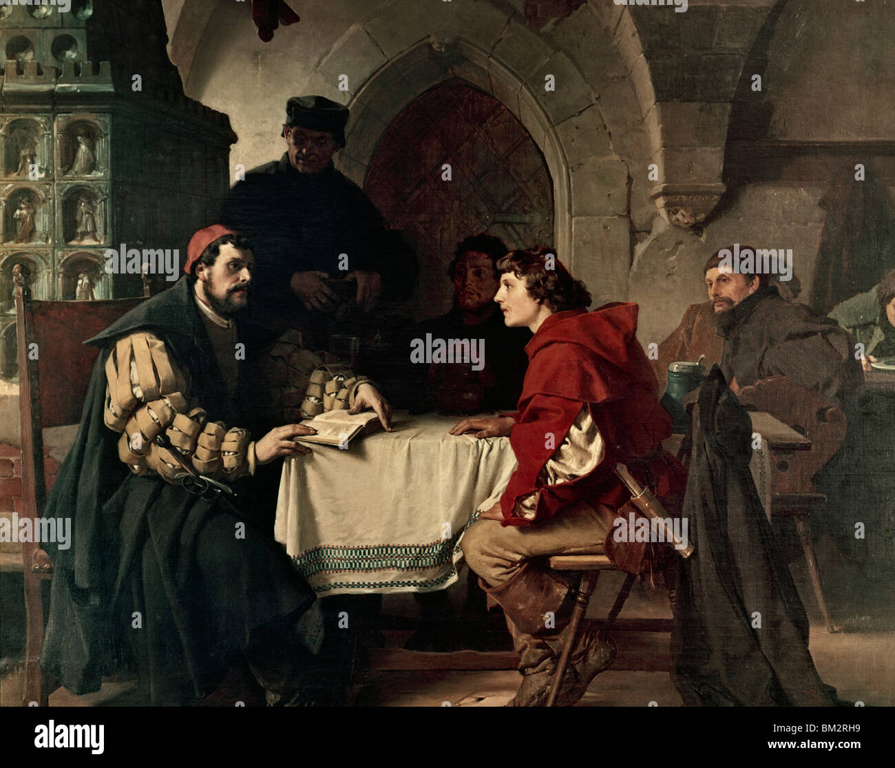 Luther as Junker Jorg in the Jena Inn with Students by Freidrich Paul ...